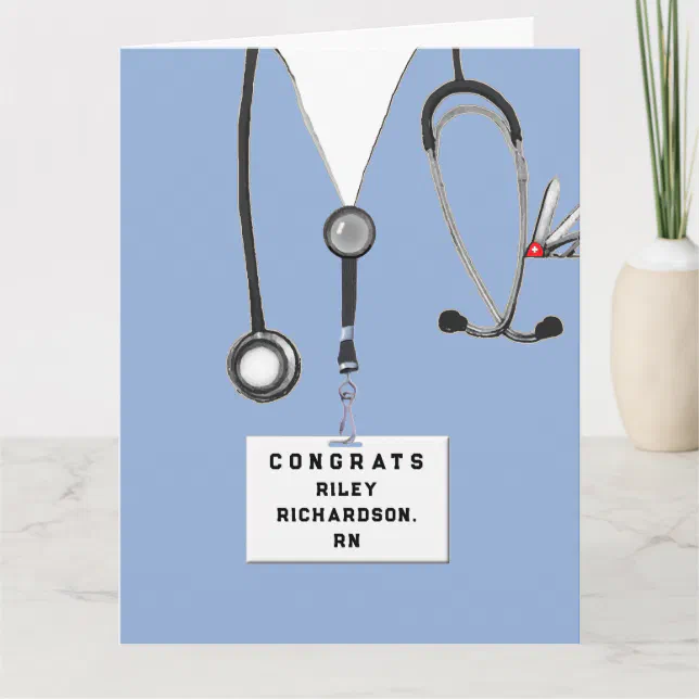 RN Nurse Graduation Card | Zazzle