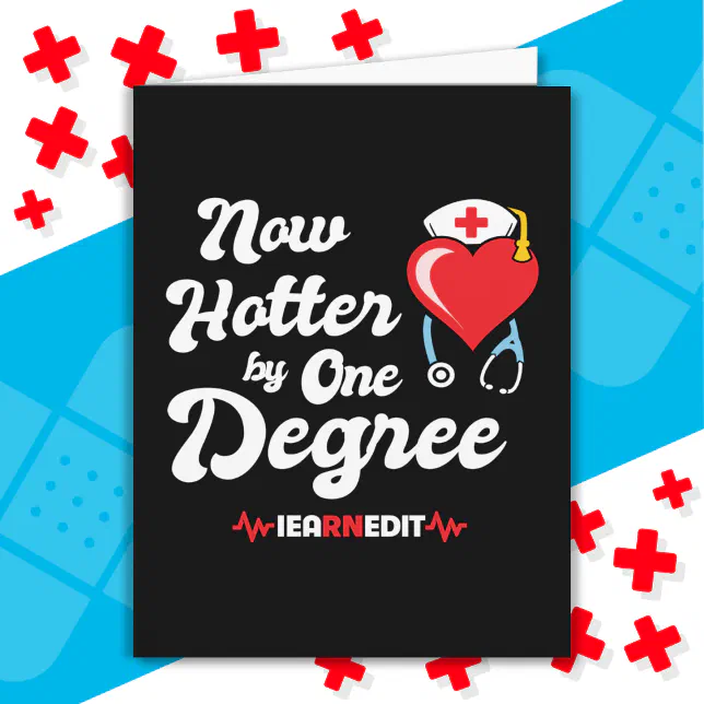 RN Nurse Graduation I Earned It Registered Nurse Card | Zazzle