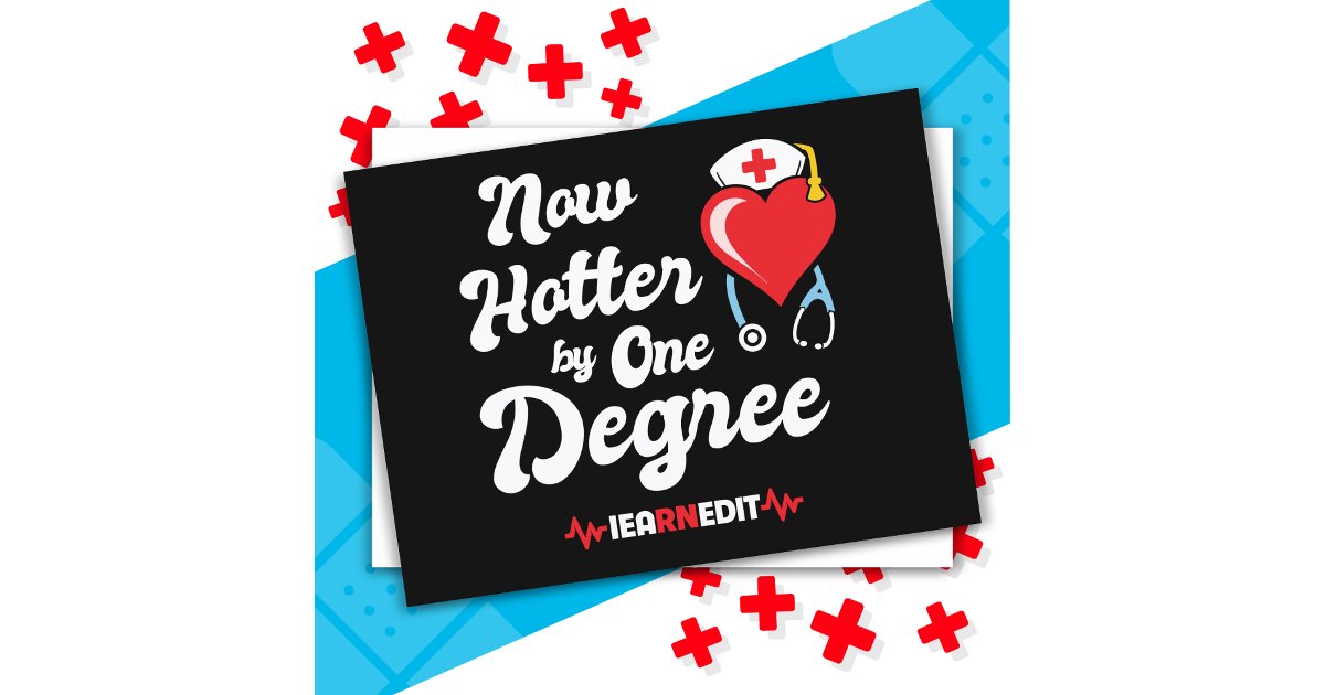 RN Nurse Graduation I Earned It Registered Nurse Postcard | Zazzle