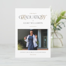 RN Nursing Degree Graduation Announcement Card | Zazzle