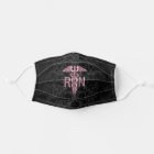 RN Registered Nurse - Pink Adult Cloth Face Mask | Zazzle