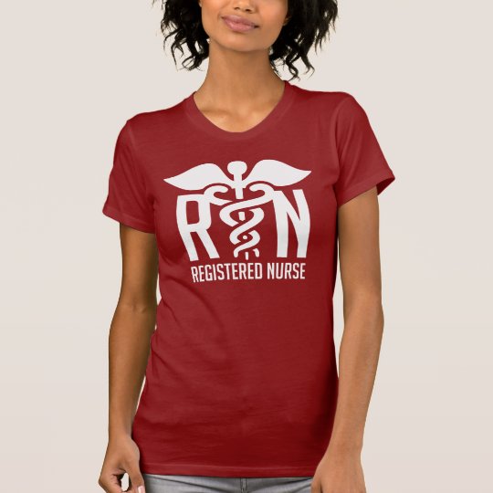 RN - Registered Nurse T-Shirt | Zazzle.com