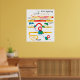 RNA Splicing Molecular Biology Genetics Diagram Poster | Zazzle