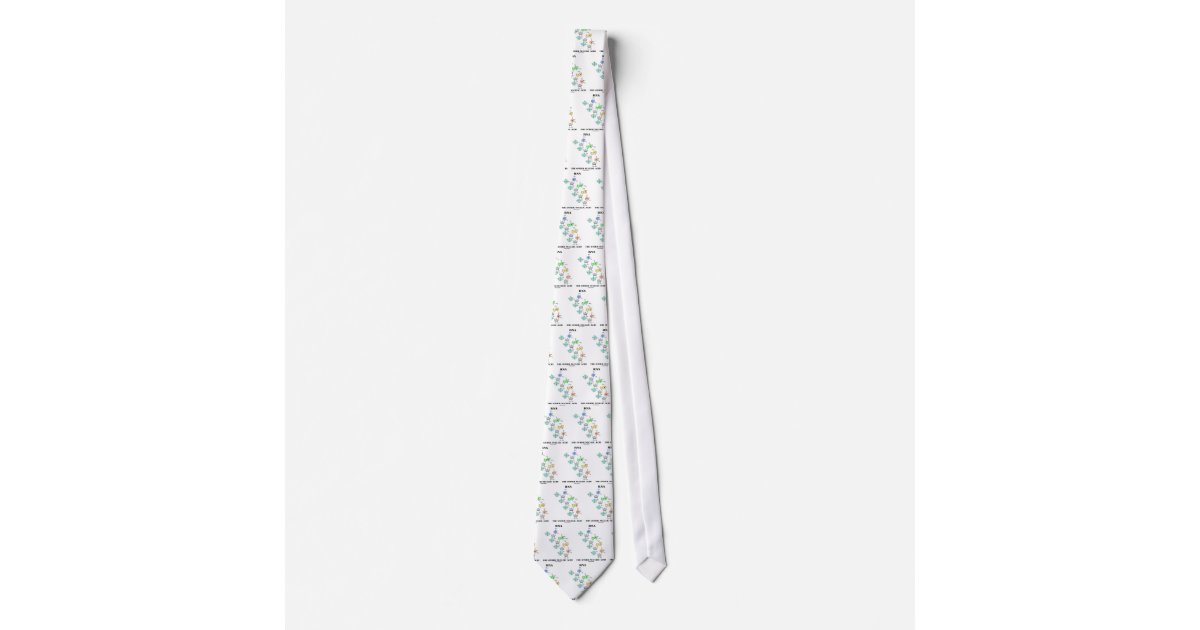 RNA The Other Nucleic Acid (Chemical Structure) Neck Tie | Zazzle