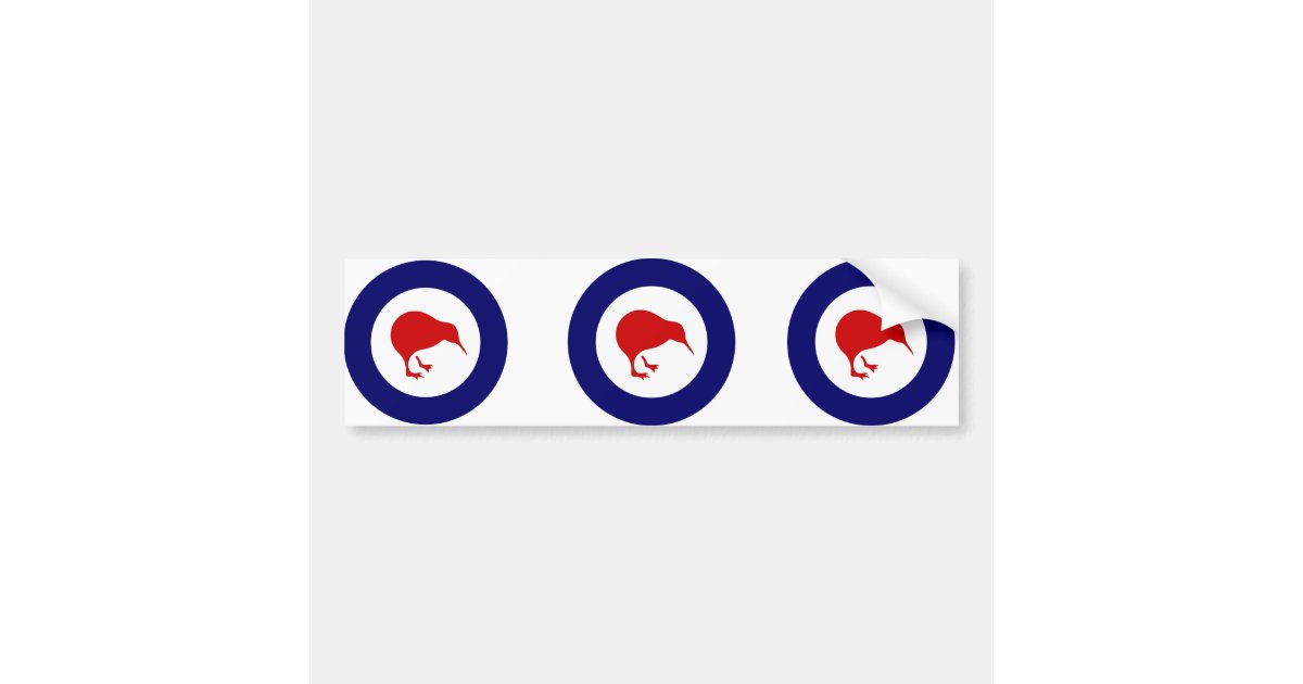 Rnzaf roundel, New Zealand Bumper Sticker | Zazzle