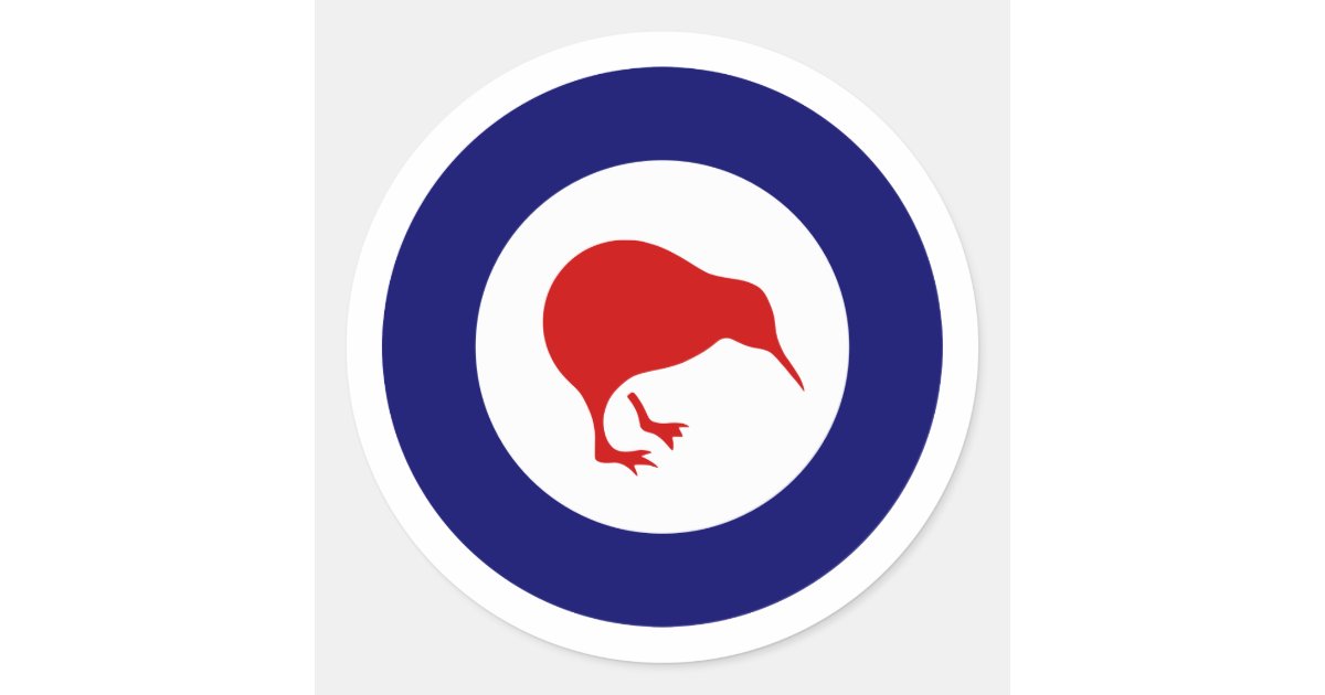 Rnzaf roundel, New Zealand Classic Round Sticker | Zazzle