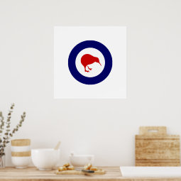 Rnzaf roundel, New Zealand Poster | Zazzle