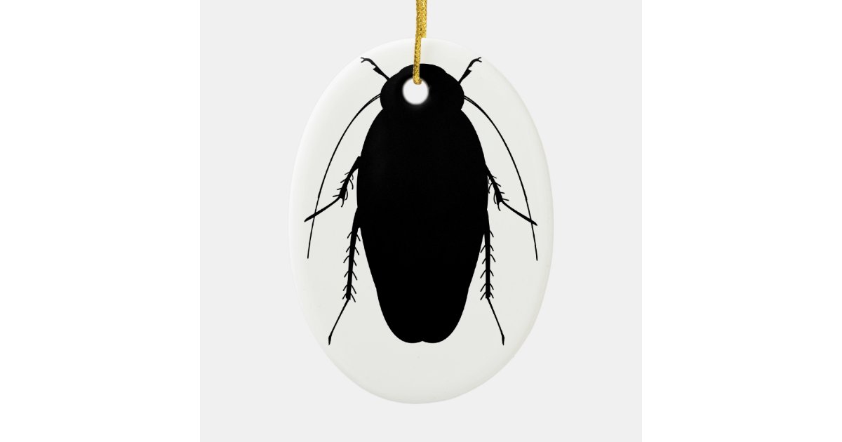 Roach Illustration Ceramic Ornament | Zazzle