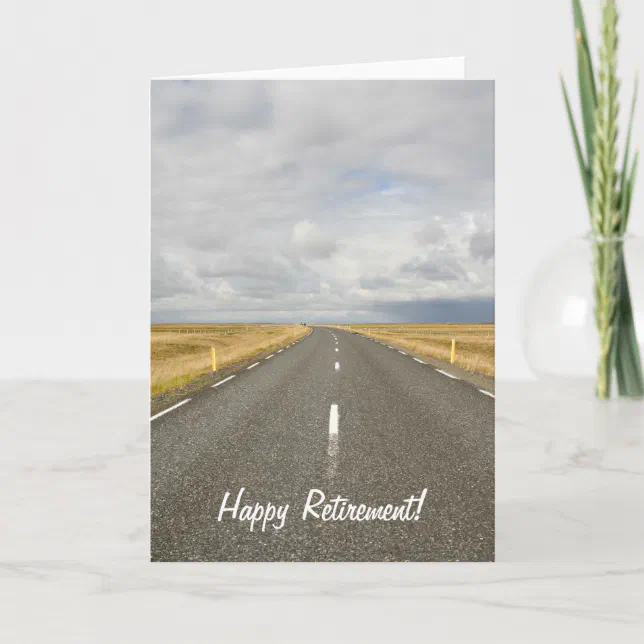 Road Happy Retirement Card | Zazzle