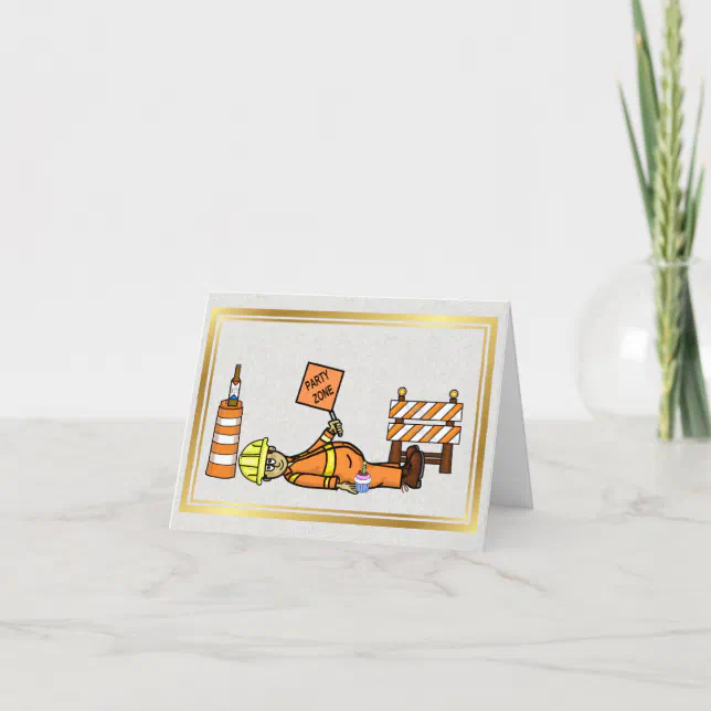 Road or Highway Worker Birthday Card | Zazzle Road or Highway Worker Birthday Card | Zazzle