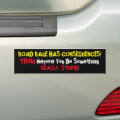 ROAD RAGE Bumper Sticker, Control Freaks driving Bumper Sticker | Zazzle