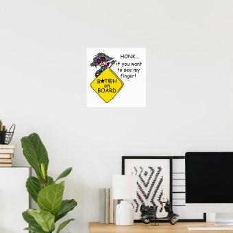 Road Rage Humor Poster | Zazzle