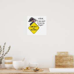 Road Rage Humor Poster | Zazzle