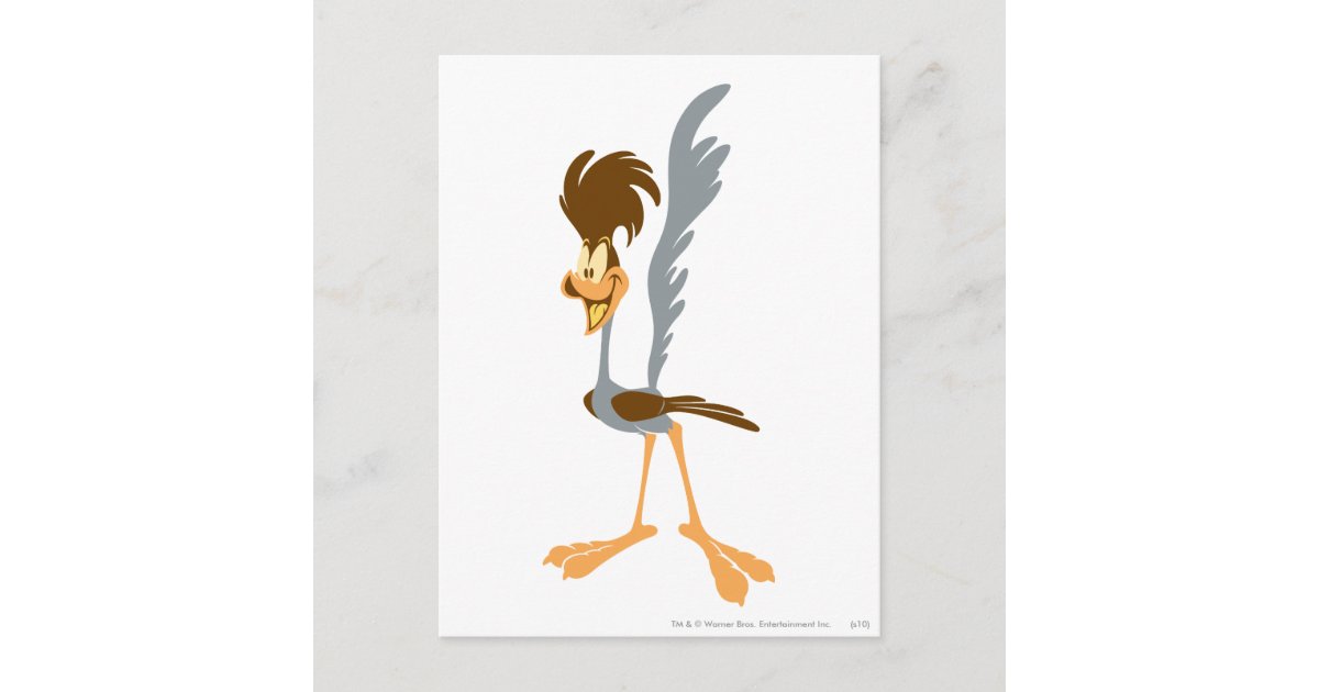 ROAD RUNNER™ Artistic Postcard | Zazzle