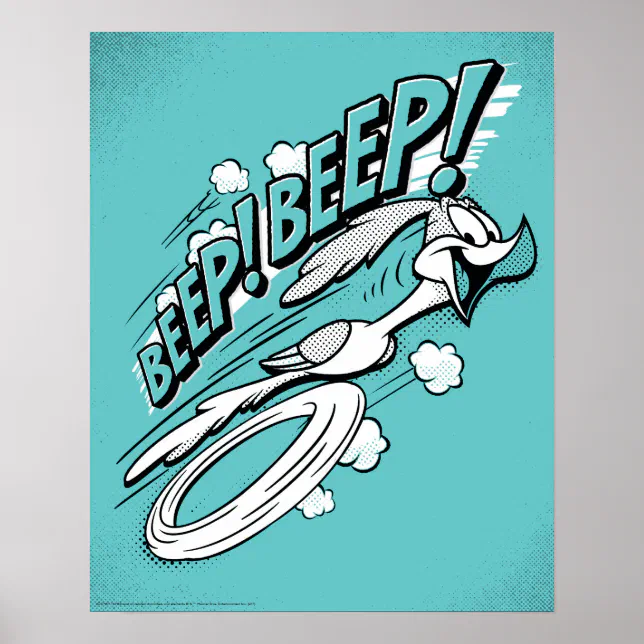 ROAD RUNNER™ BEEP BEEP!™ Halftone Poster | Zazzle