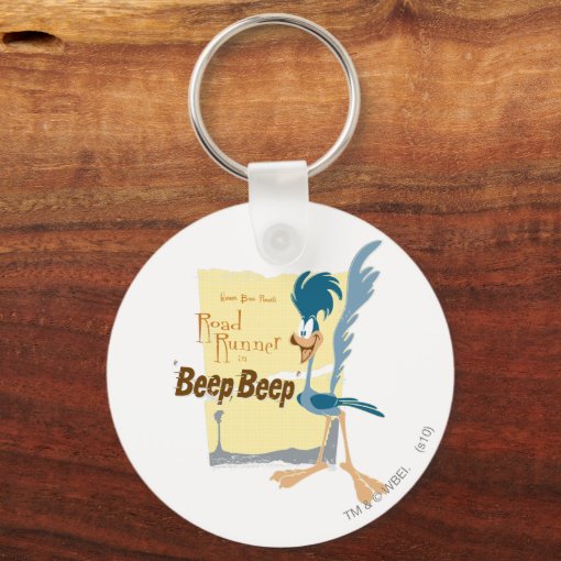 ROAD RUNNER™ BEEP BEEP!™ KEYCHAIN | Zazzle