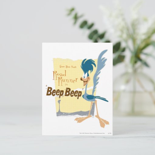 ROAD RUNNER™ BEEP BEEP!™ POSTCARD | Zazzle