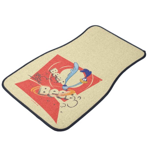 ROAD RUNNER™ BEEP BEEP!™ Sunset Graphic Car Floor Mat | Zazzle