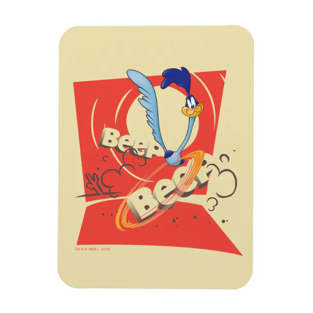 ROAD RUNNER™ BEEP BEEP!™ Sunset Graphic Magnet | Zazzle