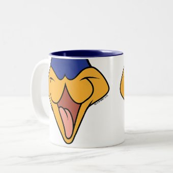 ROAD RUNNER™ Big Mouth Two-Tone Coffee Mug | Zazzle