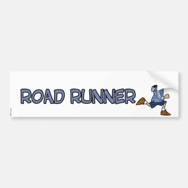 road runner bumper sticker | Zazzle