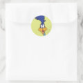 ROAD RUNNER™ Face Classic Round Sticker | Zazzle