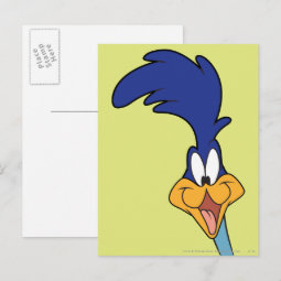 ROAD RUNNER™ Face Postcard | Zazzle