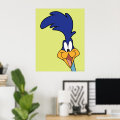 ROAD RUNNER™ Face Poster | Zazzle
