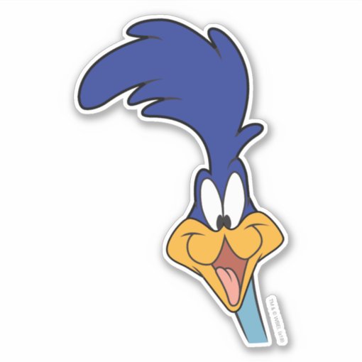 ROAD RUNNER™ Face Sticker | Zazzle