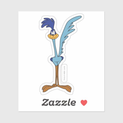 ROAD RUNNER™ in Color Sticker | Zazzle