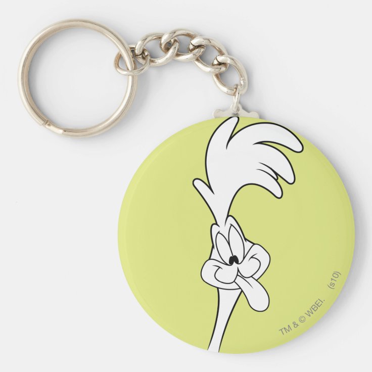ROAD RUNNER™ Tongue Keychain | Zazzle