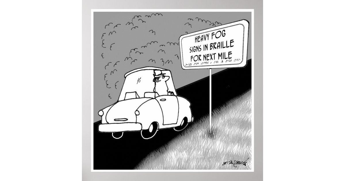 Road Signs in Braille | Zazzle