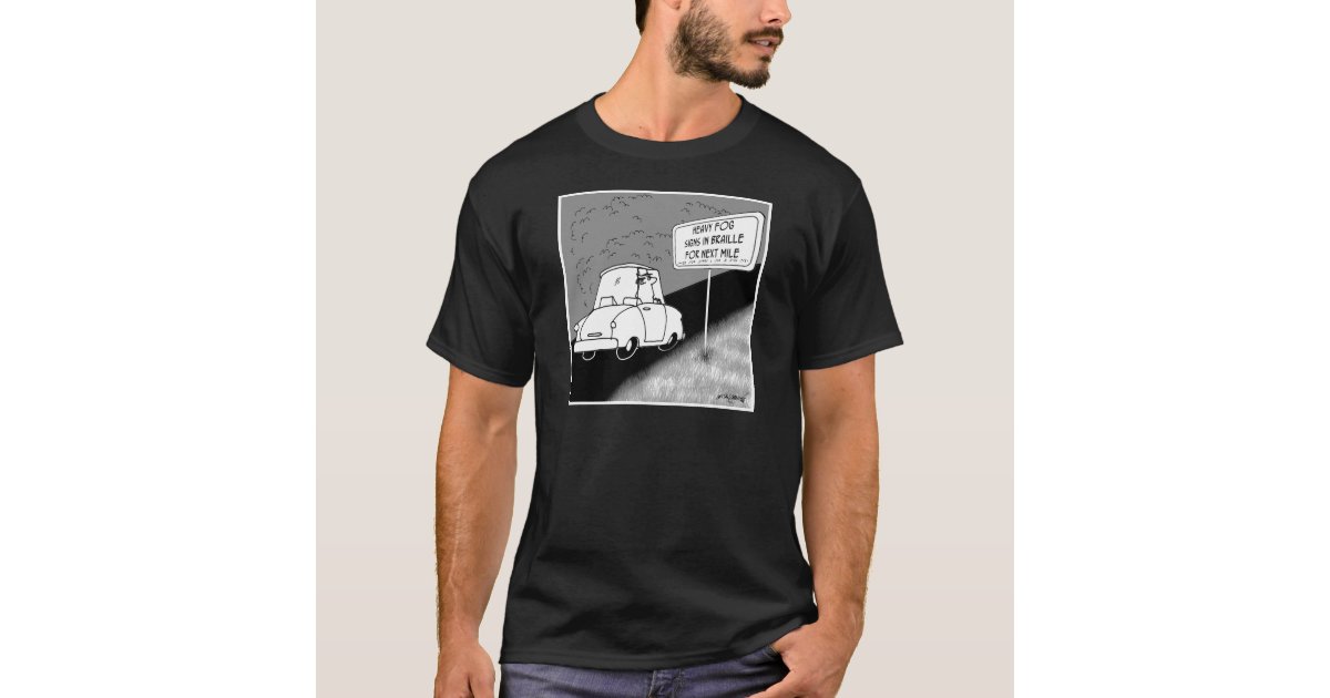 Road Signs in Braille T-Shirt | Zazzle