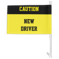 Road Test Teen Student Driver Car Flag | Zazzle
