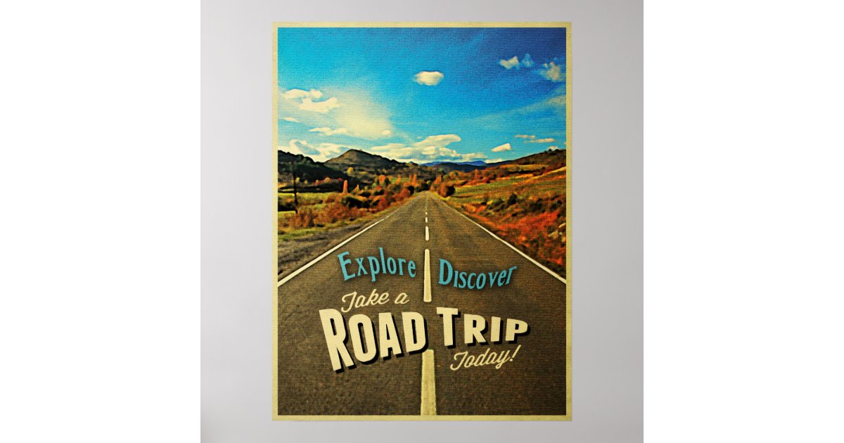 Road Trip Poster | Zazzle