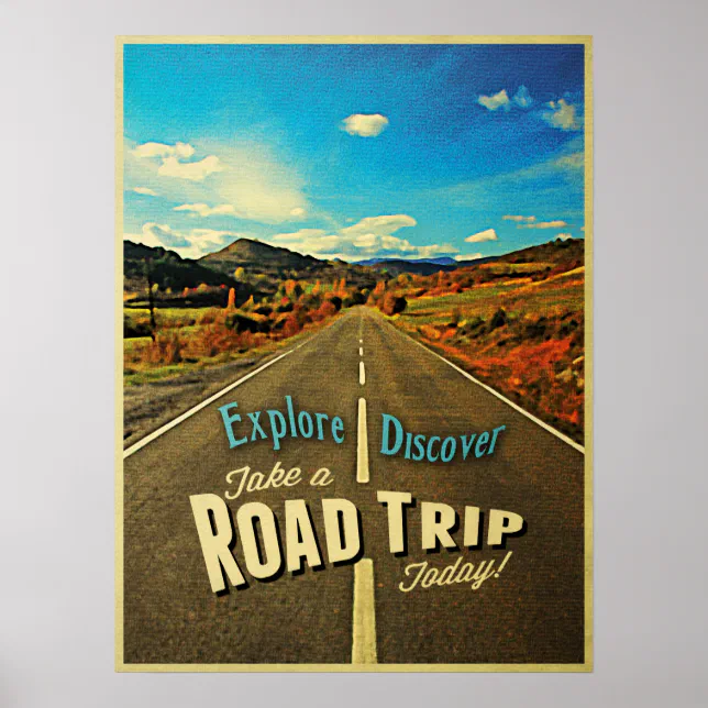 Road Trip Poster | Zazzle
