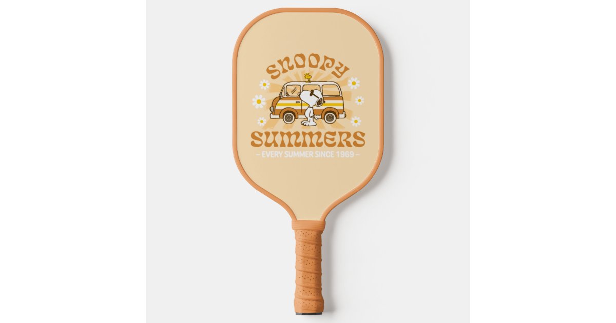 Road Trippin | Peanuts Snoopy Summers Pickleball Paddle | Zazzle