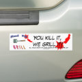 Roadkill Bumper Sticker | Zazzle