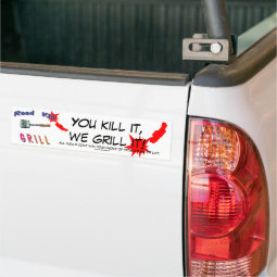 Roadkill Bumper Sticker | Zazzle