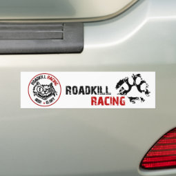Roadkill Racing Bumper Sticker | Zazzle