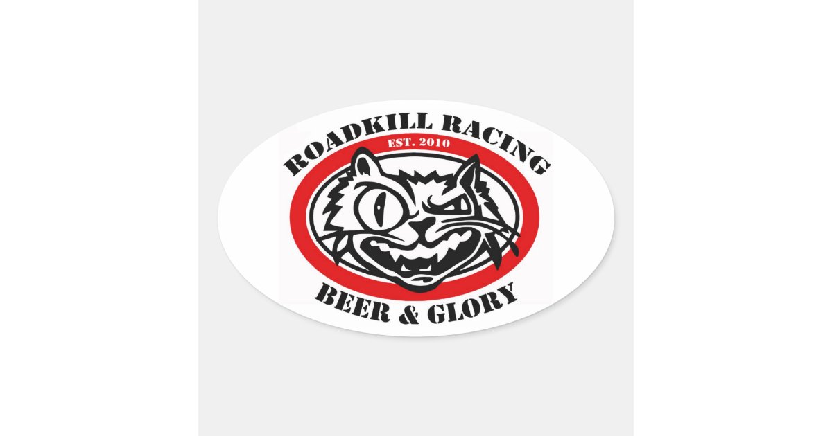 Roadkill Racing Stickers | Zazzle