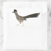Roadrunner colored pencil drawing rectangular sticker | Zazzle