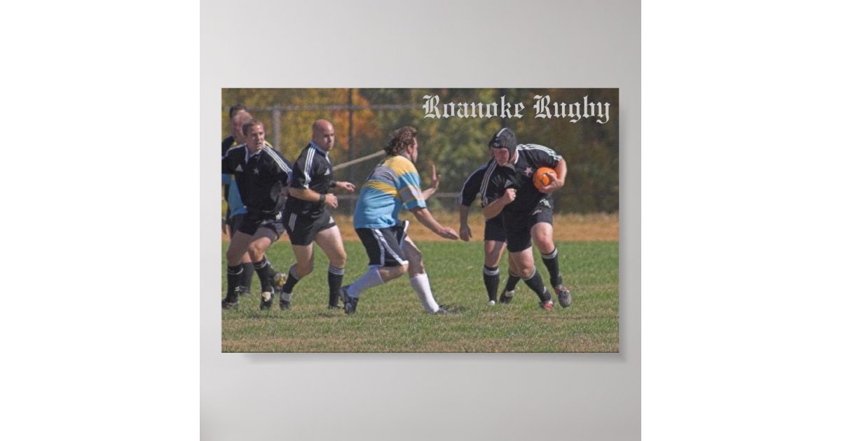 Roanoke Rugby - Ben Call Poster | Zazzle