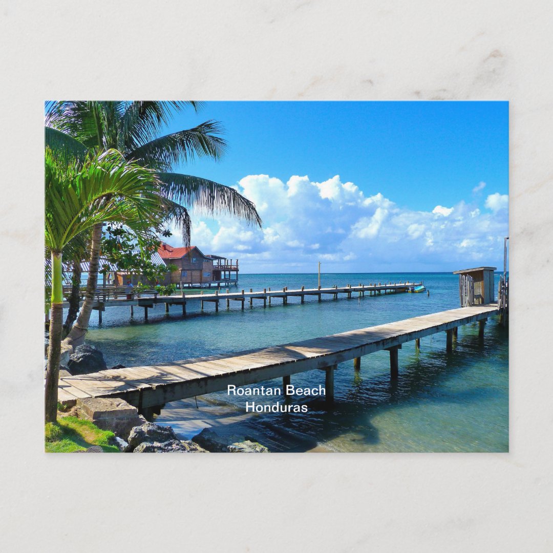 Roantan Beach, Honduras Postcard | Zazzle