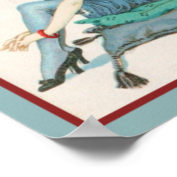 Roaring 20's Smoking Flapper Poster | Zazzle