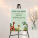 Roaring Good Time Dinosaur Party Foam Board | Zazzle
