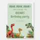 Roaring Good Time Dinosaur Party Foam Board | Zazzle
