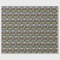 Roaring Lion In Football Stadium Wrapping Paper | Zazzle
