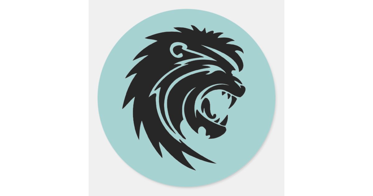Roaring Lion Stickers | Zazzle