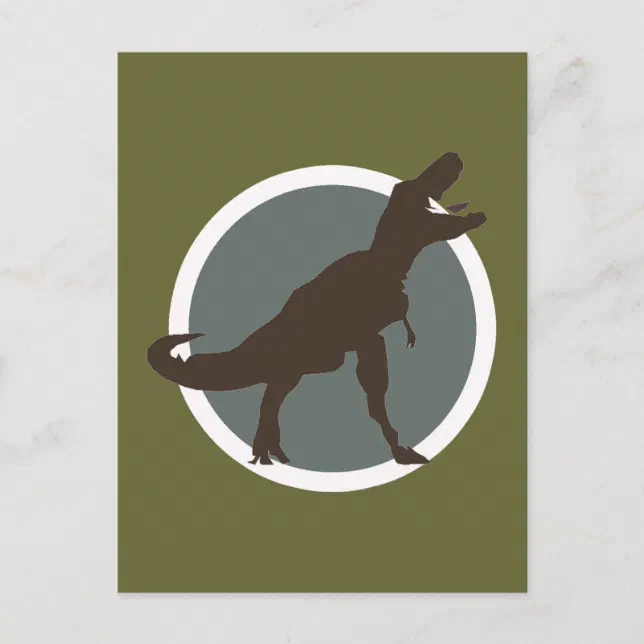 Roaring T-rex Postcard | Zazzle